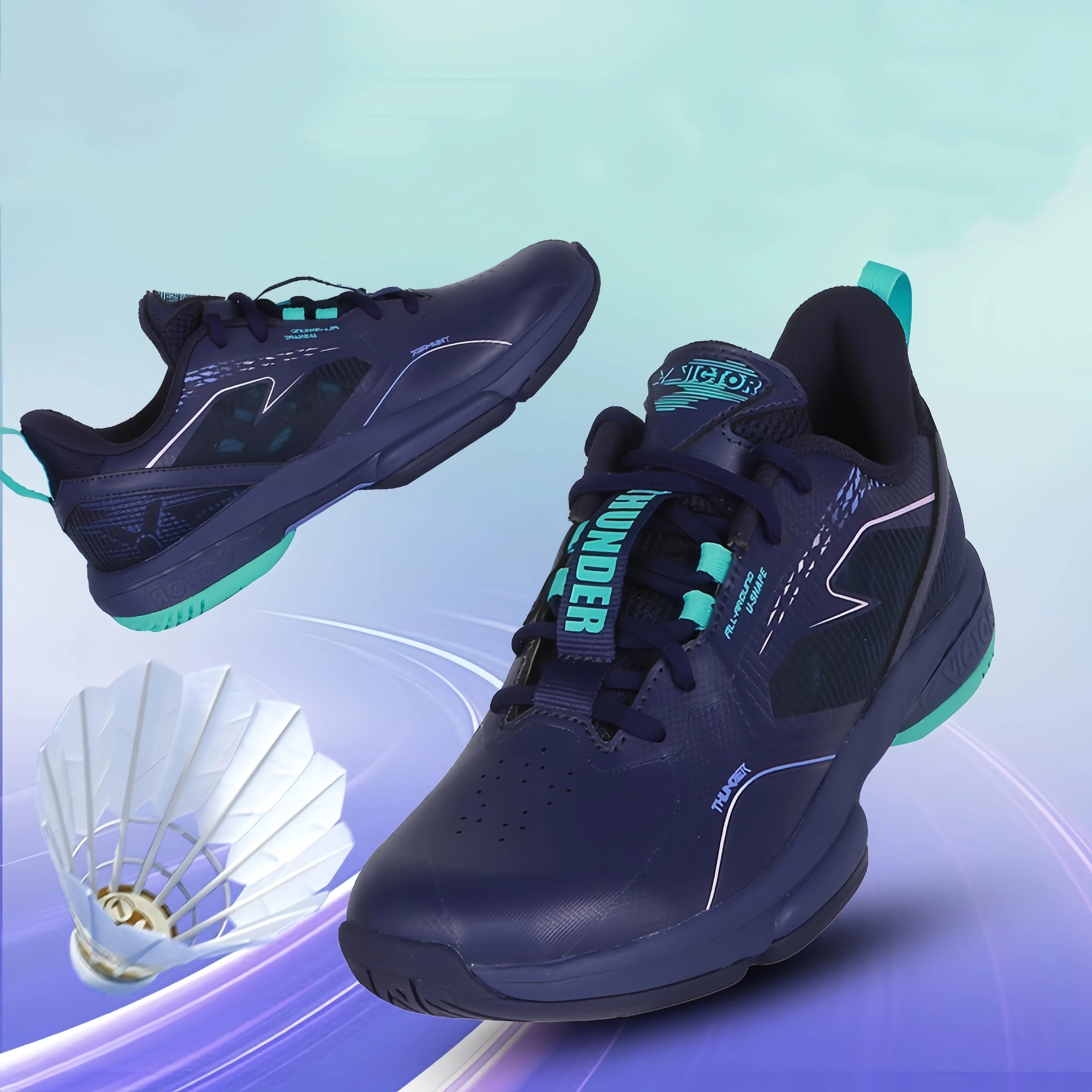 VICTOR THUNDER PLUS Badminton Shoes | Lightweight & Value – Gem Sports