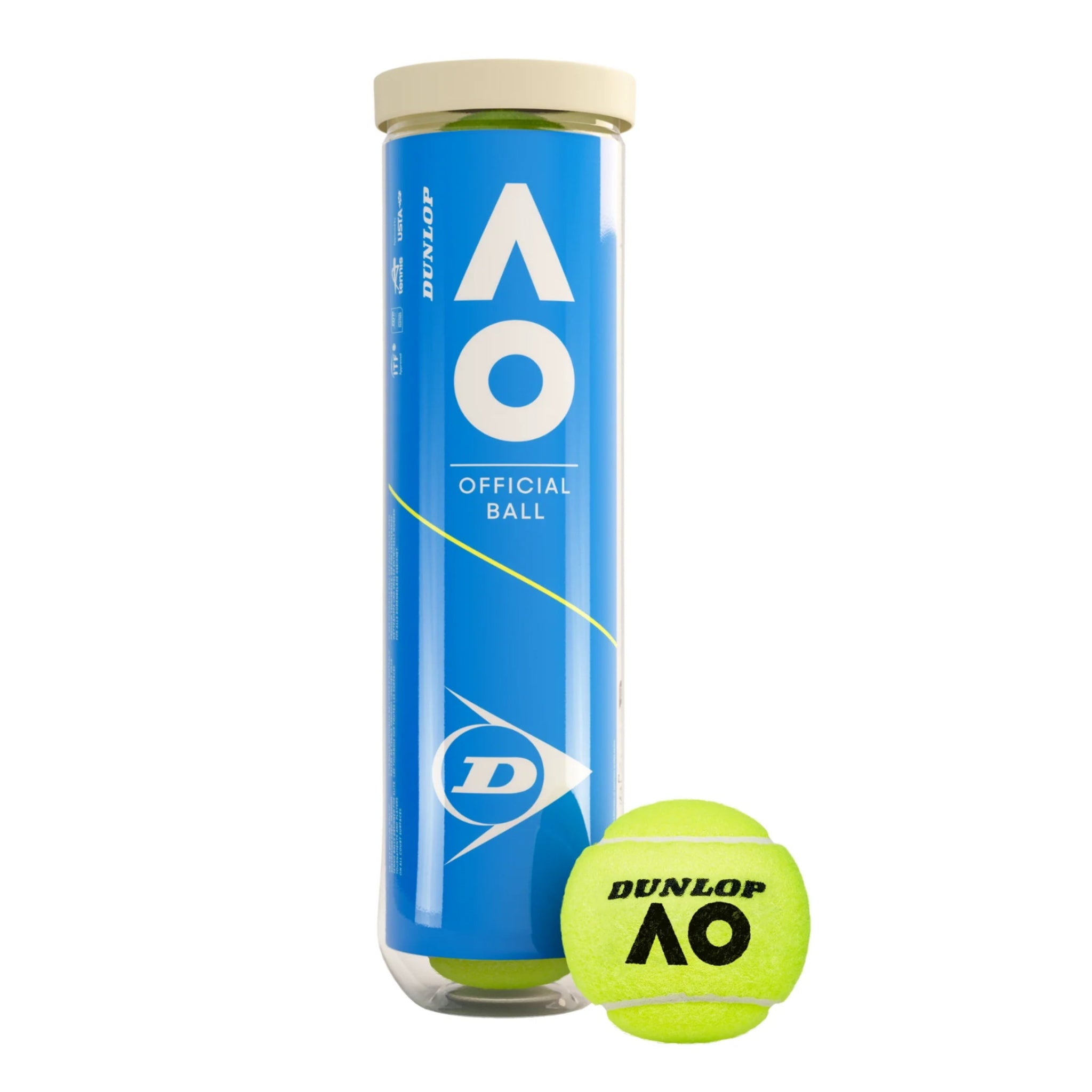 DUNLOP Australian Open Tennis Balls – Official AO Match Ball – Gem Sports