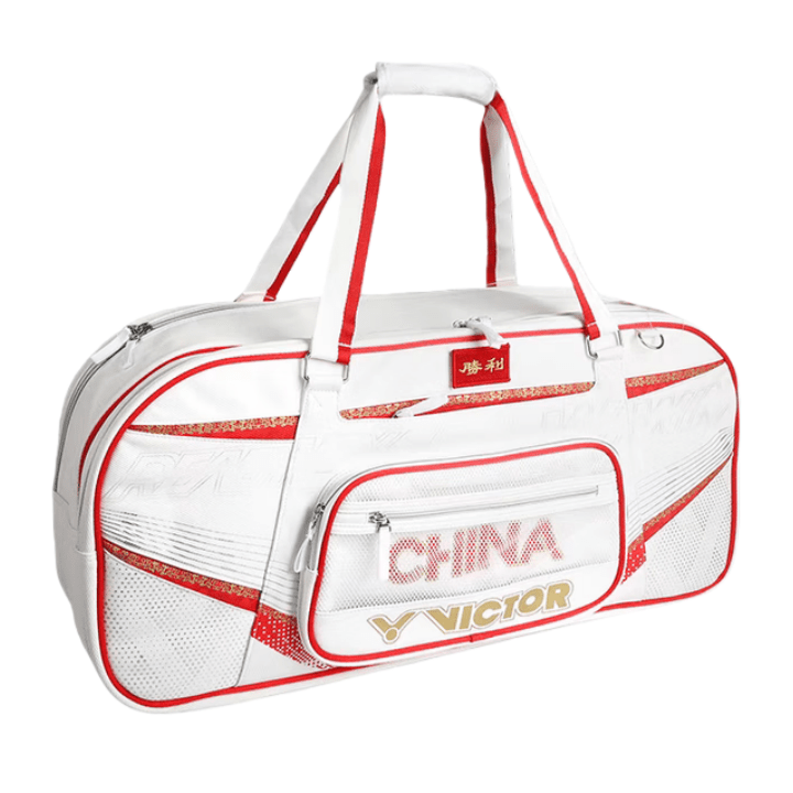 VICTOR BR5621-A White Racquet Bag – 6pcs | Team Edition | Gem Sports