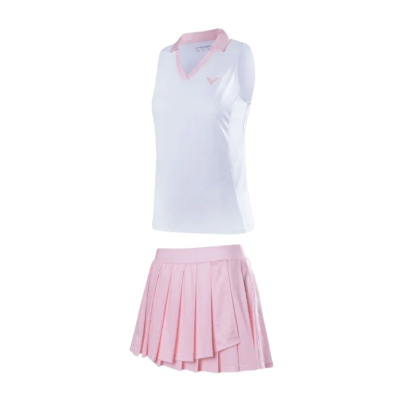 VICTOR Women's Knitted Sports Suit Set T-41032 I Pink – Gem Sports