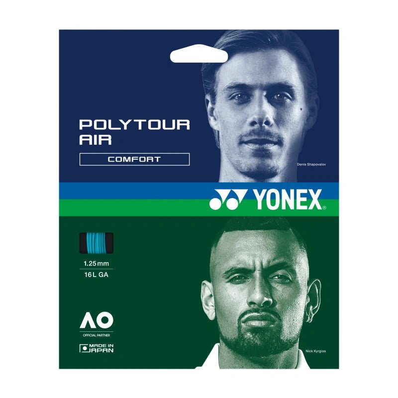 YONEX Poly Tour Air 1.25mm Tennis String Sky Blue | Gem Sports