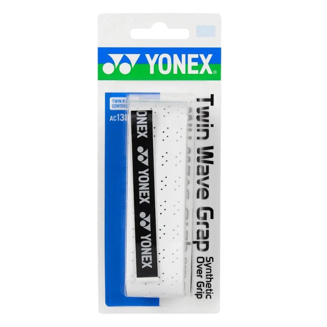 YONEX AC139EX Twin Wave Grip White | Double Cushioned Rib | Gem Sports